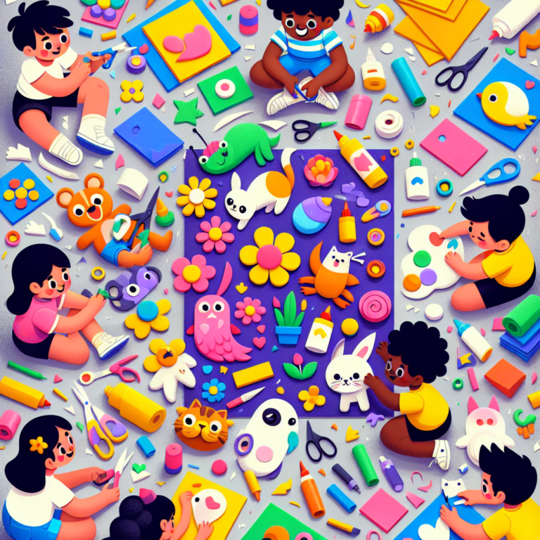 10 adorable manualidades en foami para niños: ¡diversión creativa ...